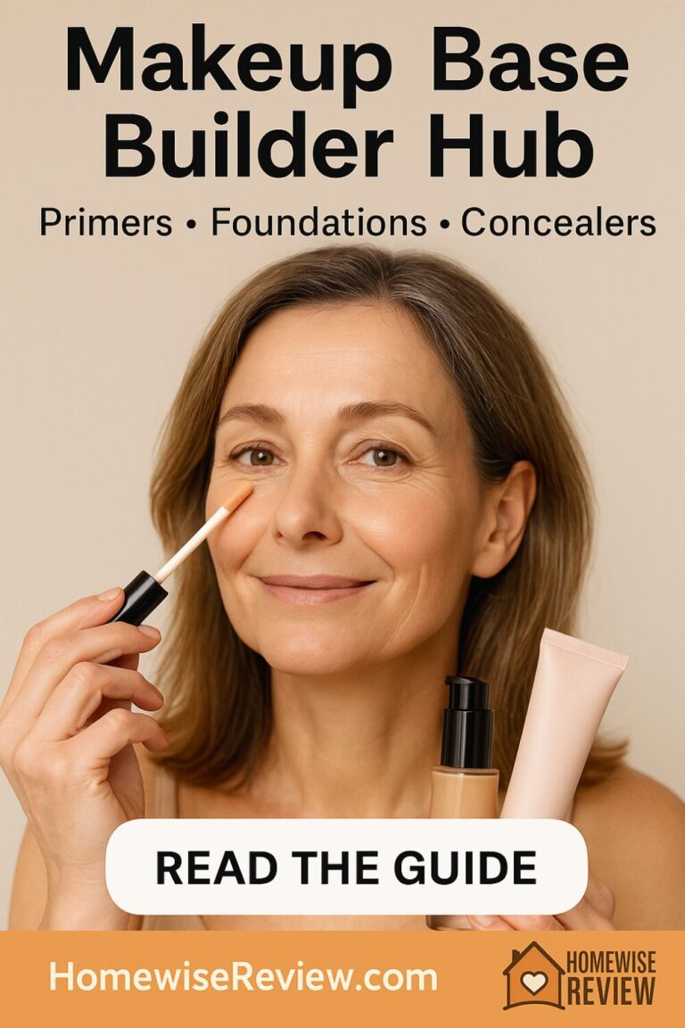 Makeup Base Builder Hub: Primers, Foundations, Concealers by Skin Type ...