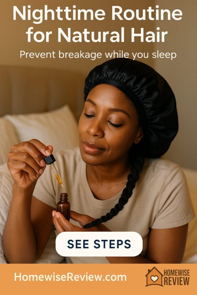 Nighttime Routine for Natural Hair That Prevents Breakage
