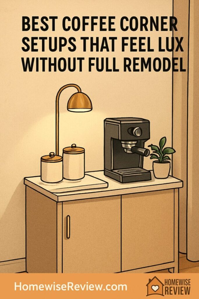 Best Coffee Corner Setups That Feel Lux Without a Full Remodel