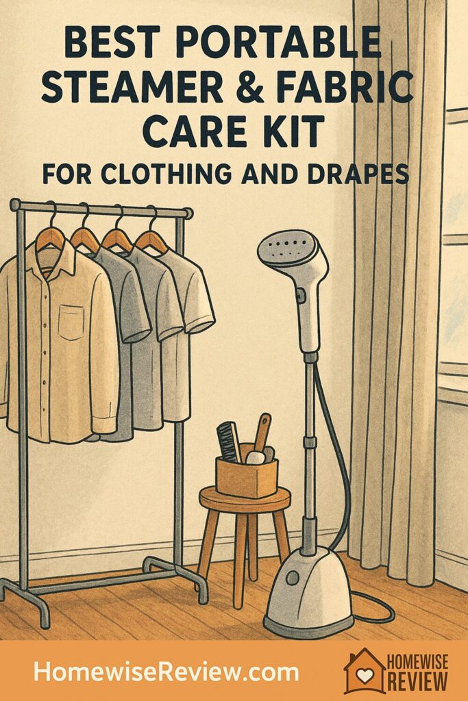 Best Portable Steamer & Fabric Care Kit for Clothing and Drapes