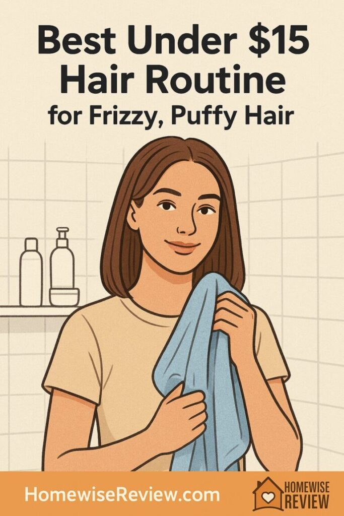 Affordable Hair Routine for Frizzy, Puffy Hair That Works