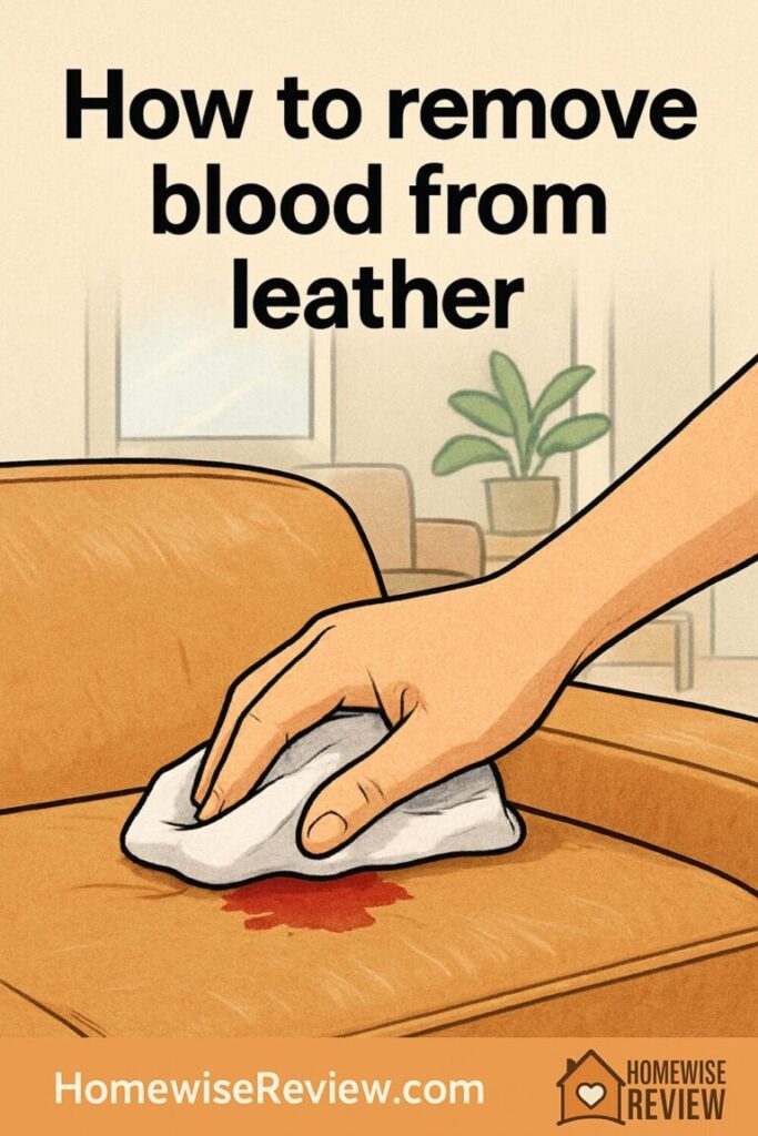How to Remove Blood From Leather: Safe, Step-by-Step Guide