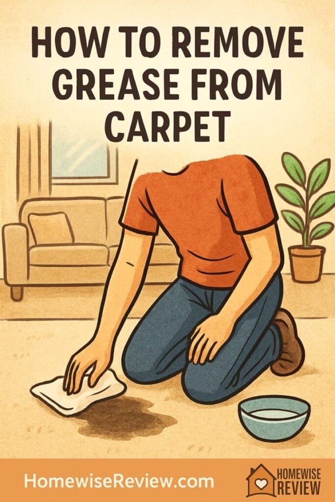How to Remove Grease From Carpet: Simple Steps That Actually Work
