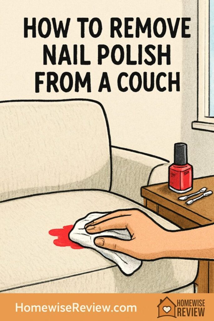 How to Remove Nail Polish from a Couch Without Ruining It