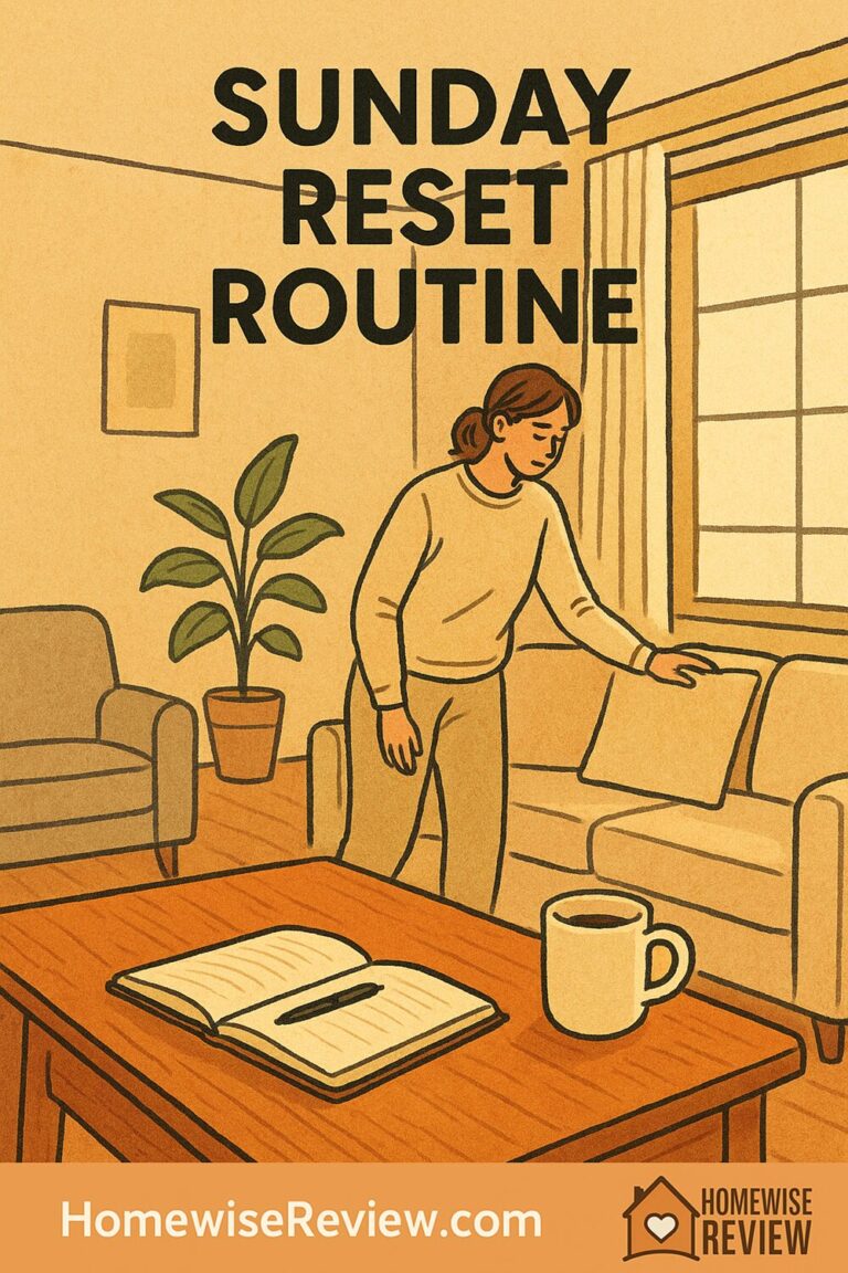 How To Build a Sunday Reset Routine That Actually Sticks