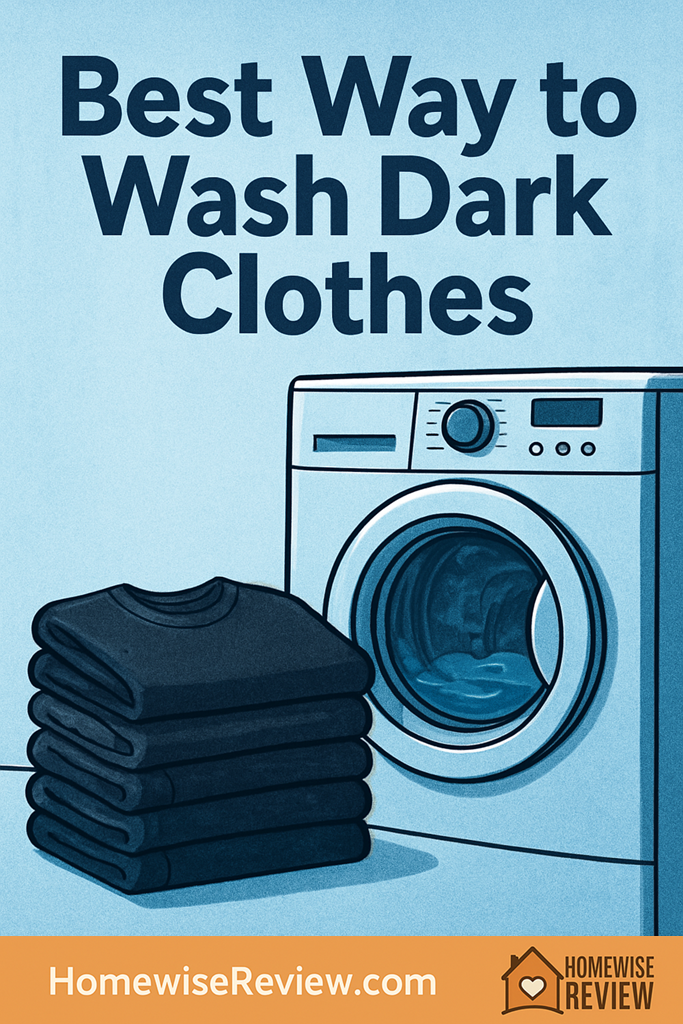 A Simple Routine for Washing Dark Clothes Without Fading