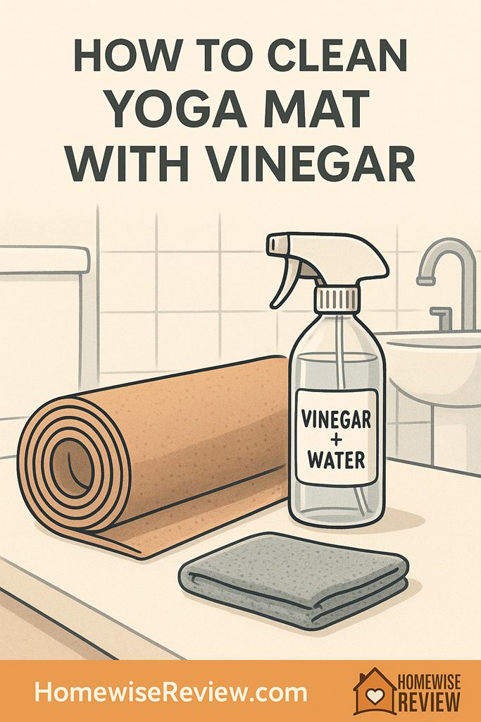 How to Clean a Yoga Mat With Vinegar (Safely, Without Residue)